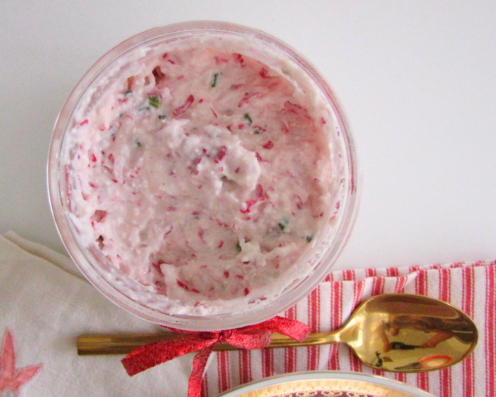 Radish and Cheese Spread - A Quick and Easy Czech Appetizer