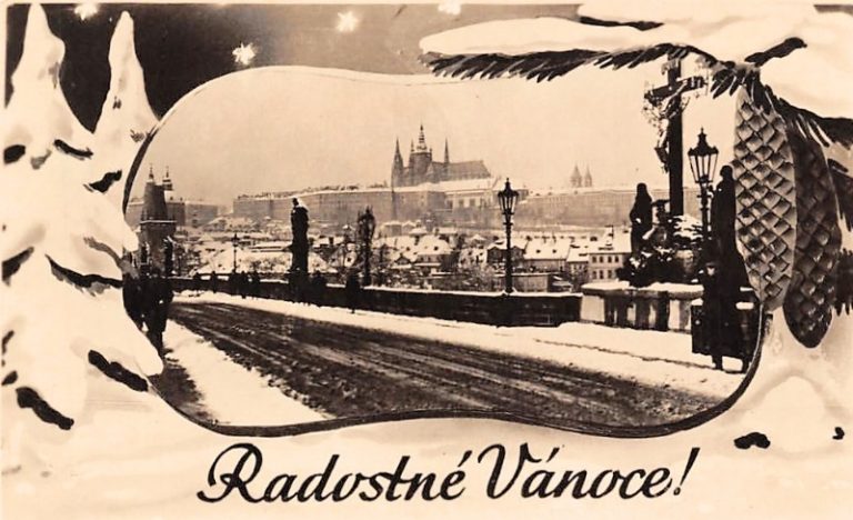 In History - Old Czech Christmas Cards & Postcards