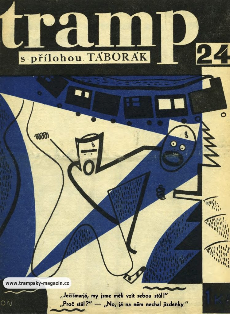 Czech Tramp (Tramping) News Covers from 1930 | Trampské Správy