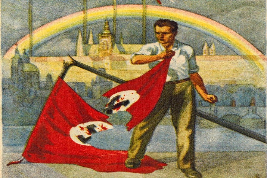 1945 Soviet Propaganda Posters for the Liberation of Czechoslovakia ...