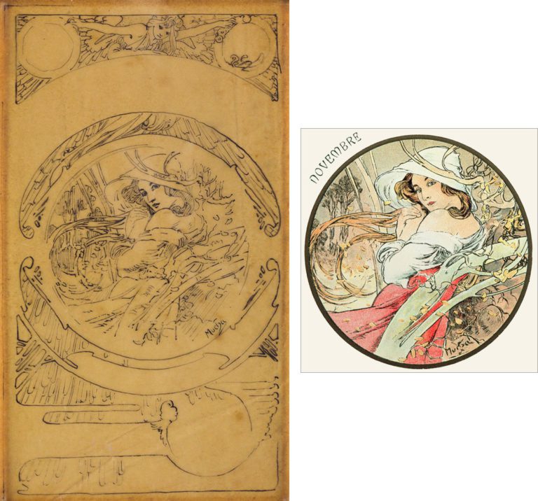 Behind His Paintings: The Drawings of Alphonse Mucha | Everything Czech ...